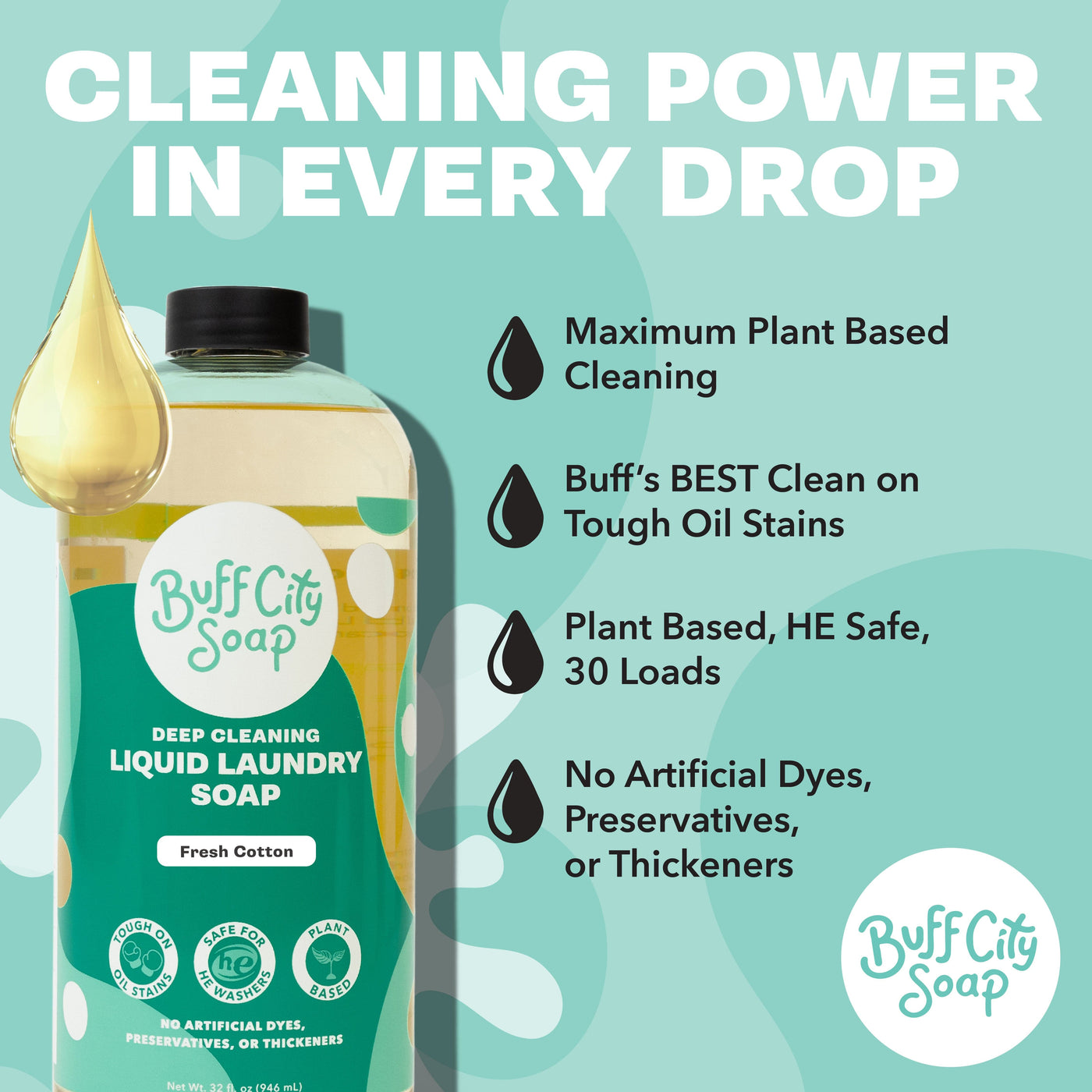 Commando Liquid Laundry Soap – Buff City Soap